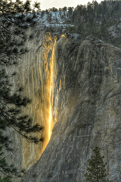 Horsetail Falls-Yosemite National Park – Talkin' about the past ...