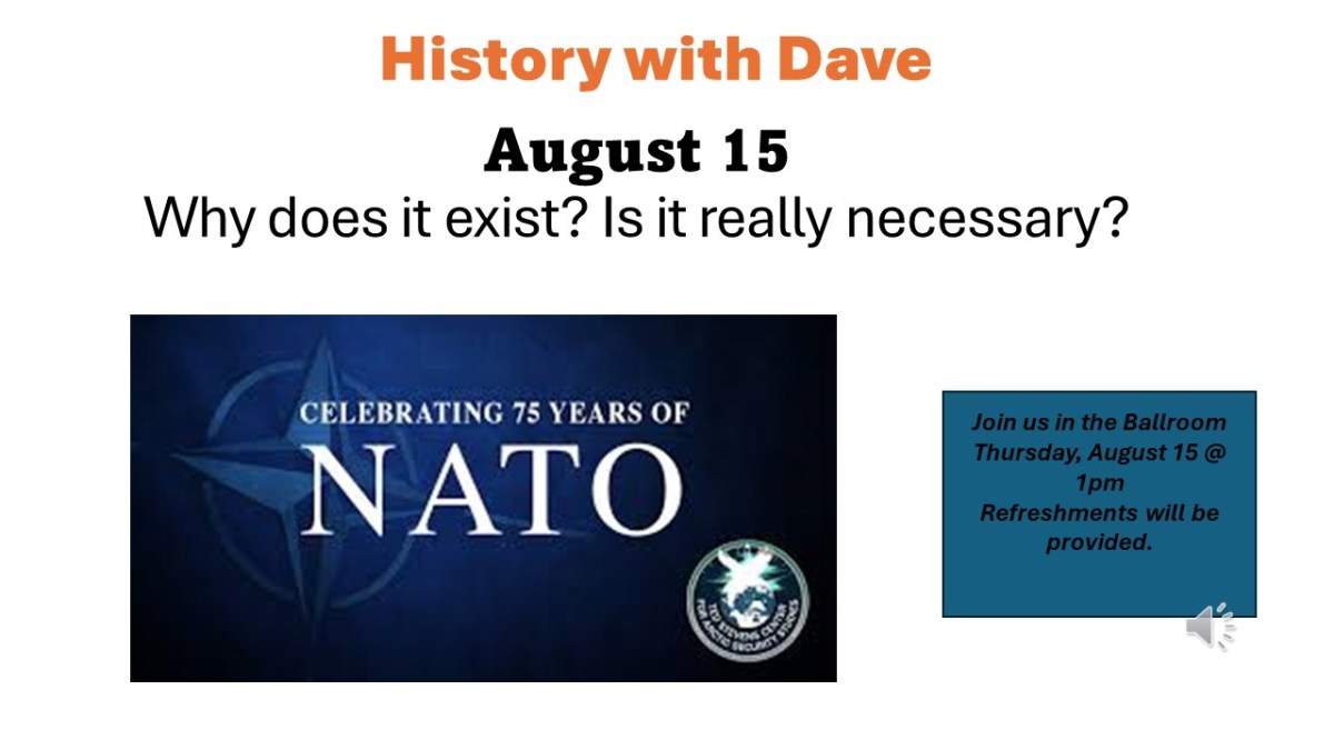 The origins of NATO – Talkin' about the past, photographing the present
